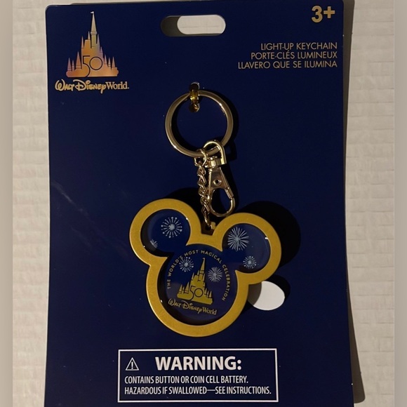 Disney | Other | Walt Disney World 5th Light Up Keychain | Poshmark